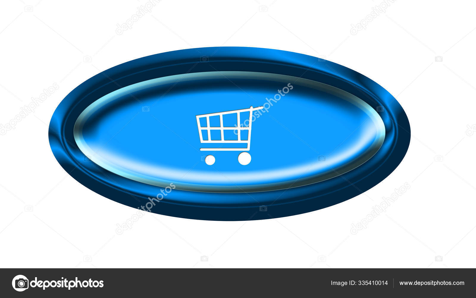 Online Shop Button Isolated White Illustration — Stock Photo ...