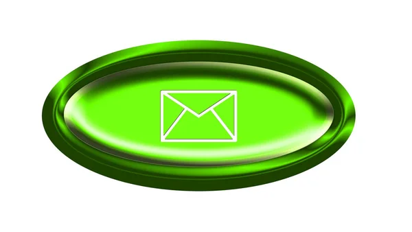 Email icon green Stock Photos, Royalty Free Email icon green Images ...