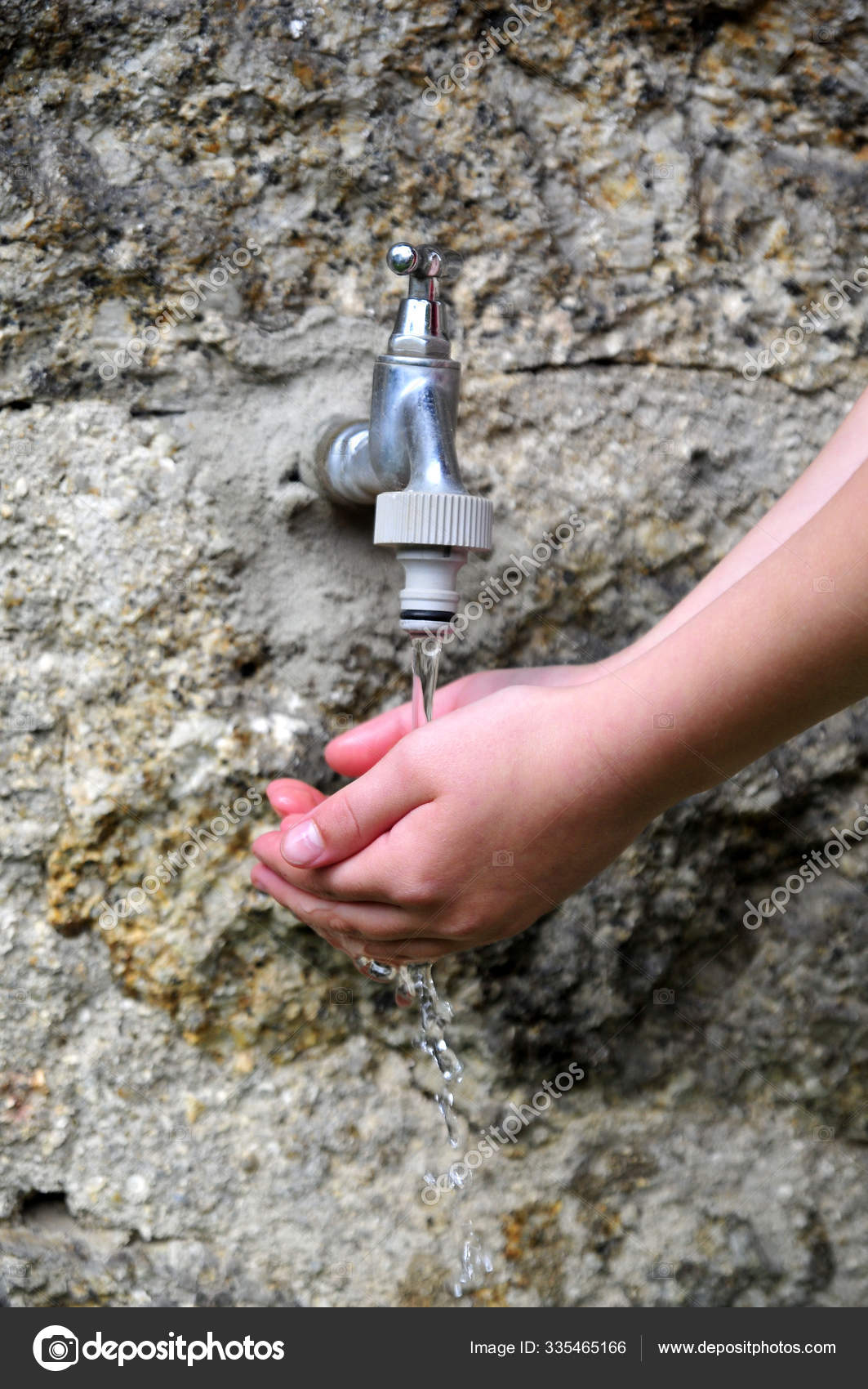 Hand Holding Fire Hydrant — Stock Photo © PantherMediaSeller #335465166