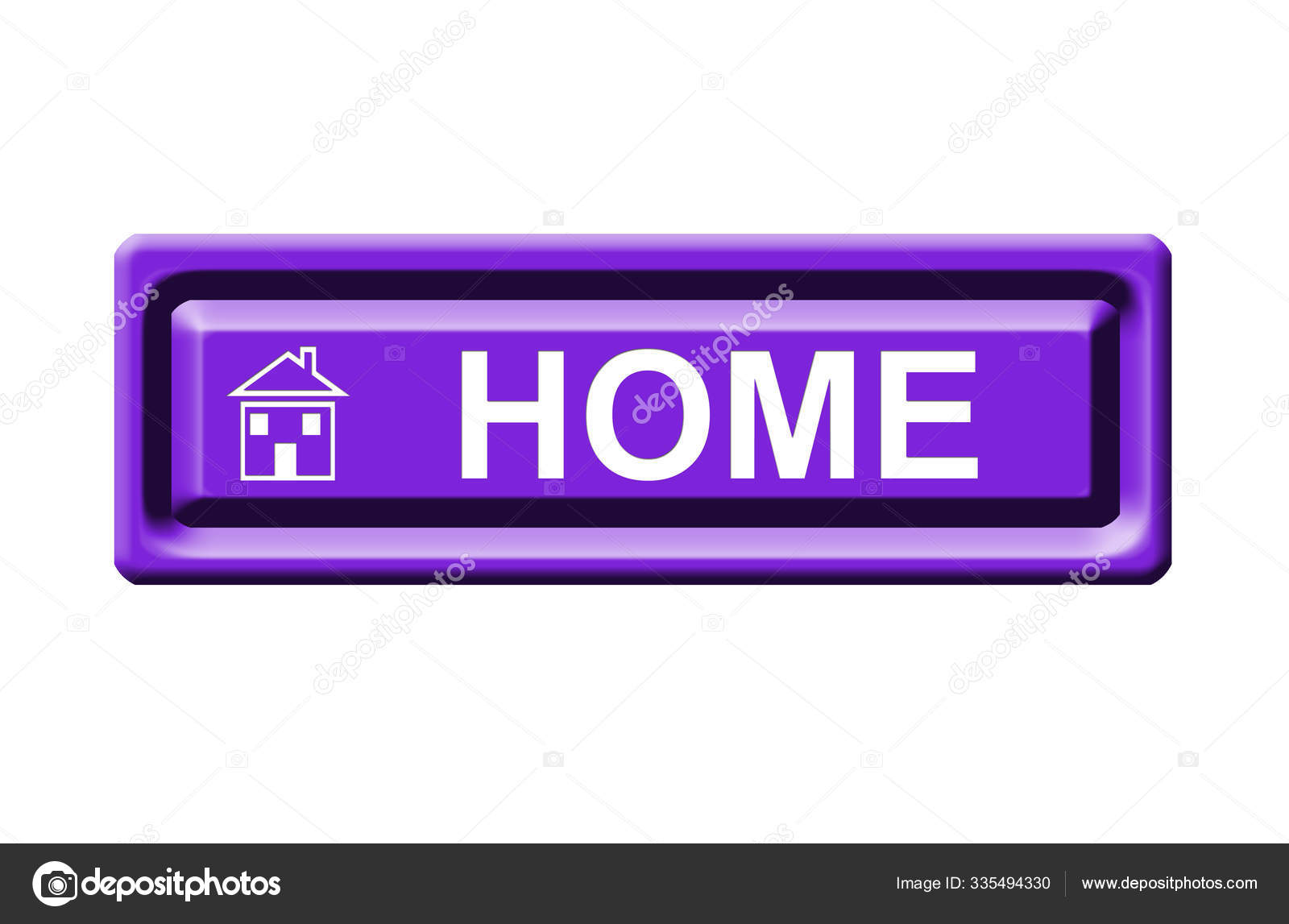 Home Button Graphic Illustration — Stock Photo © PantherMediaSeller ...