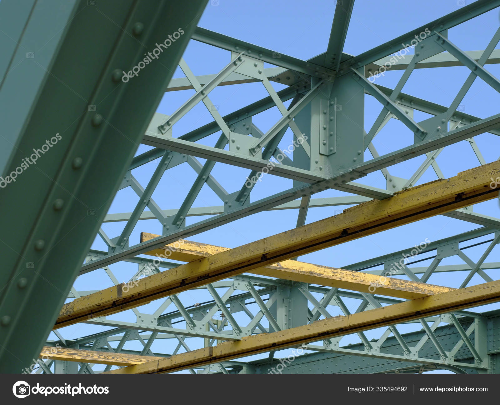 Truss Bridge Overhead Structure — Stock Photo © PantherMediaSeller ...