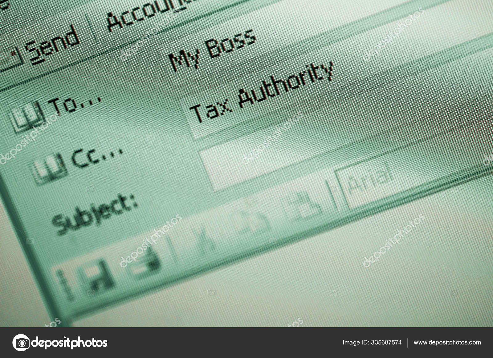 Close Computer Monitor — Stock Photo © PantherMediaSeller #335687574