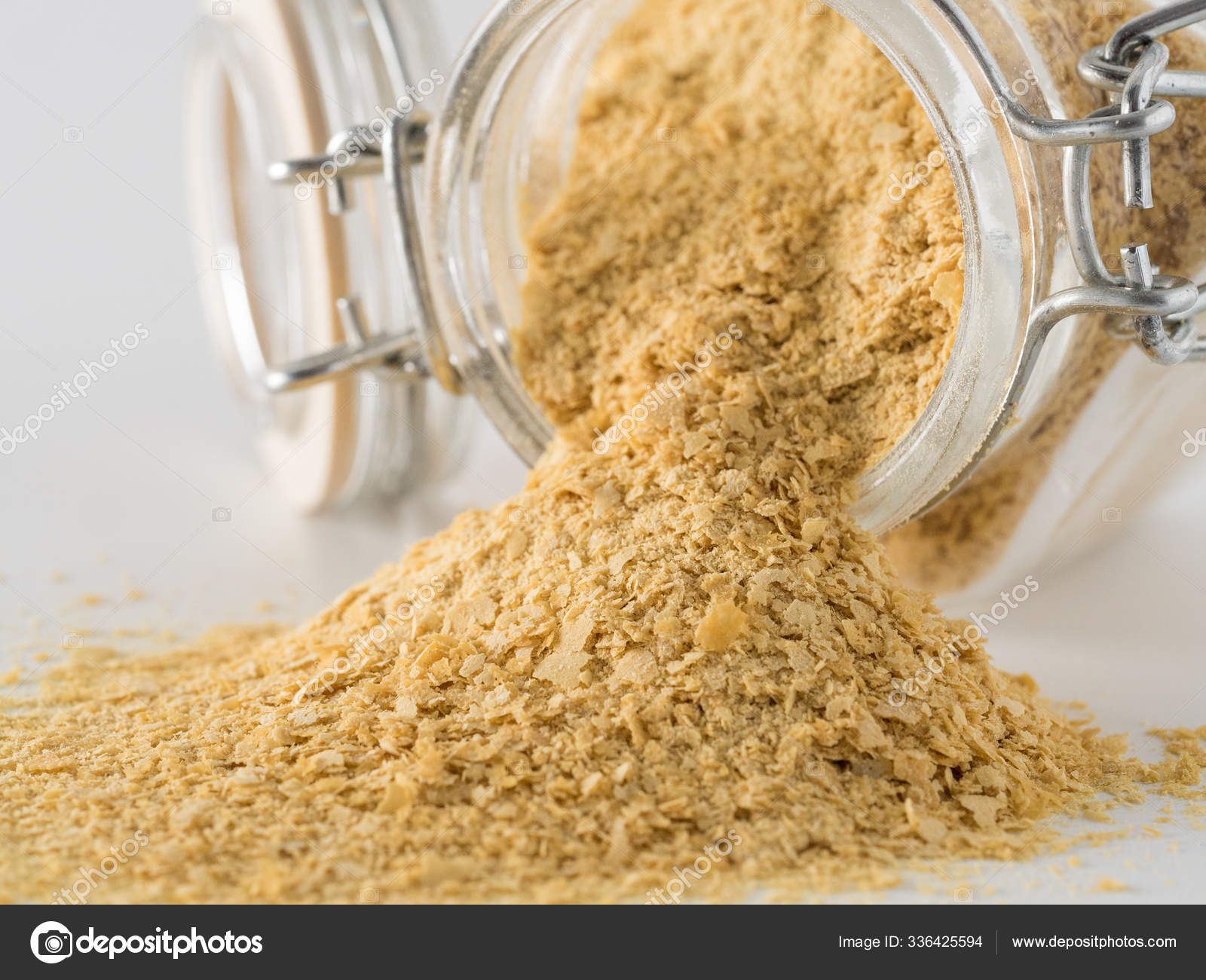 Nutritional Yeast Background Nutritional Inactive Yeast Spilled Glass ...