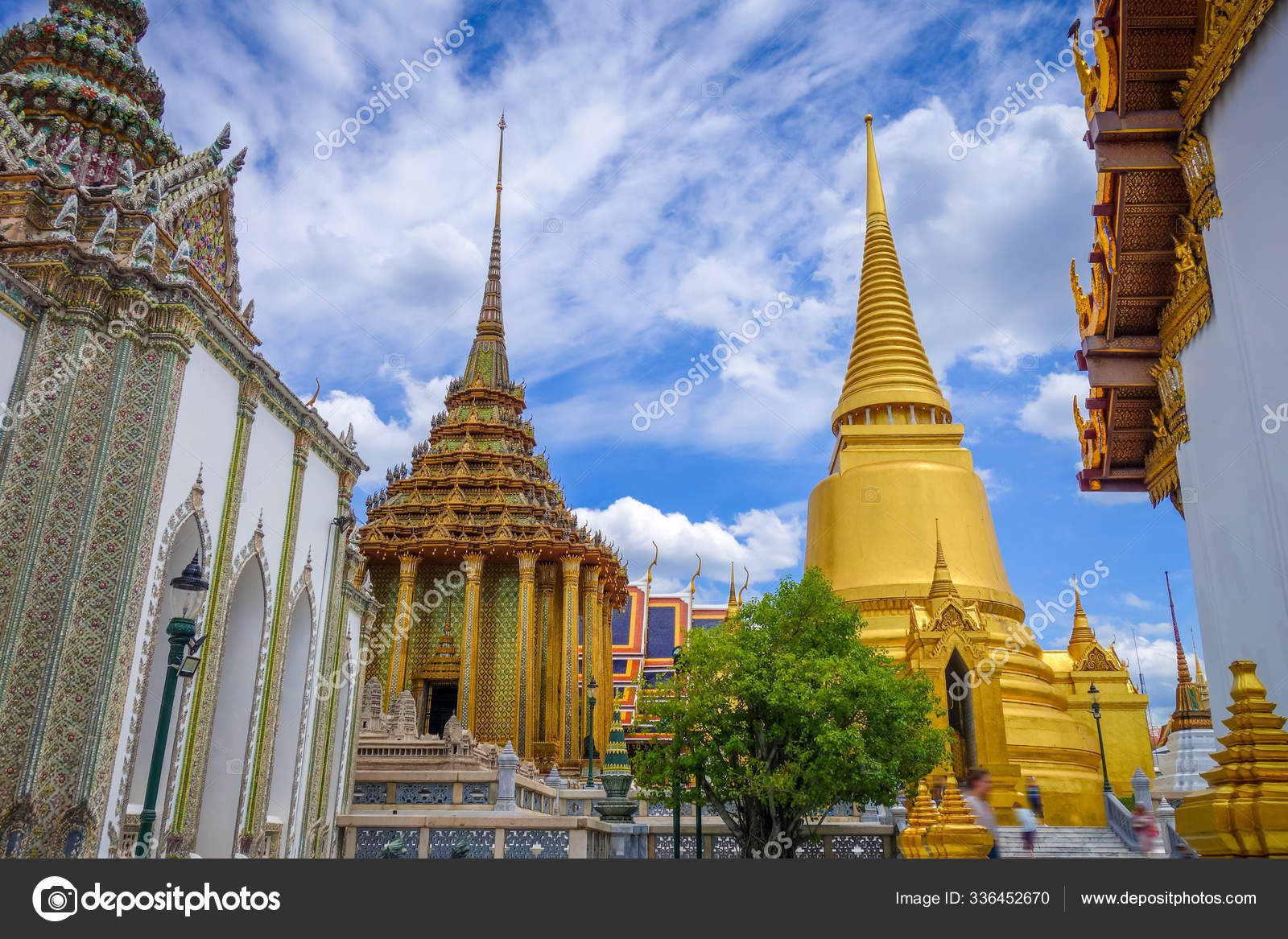 Grand Palace Complex Landmark Bangkok Thailand — Stock Photo ...