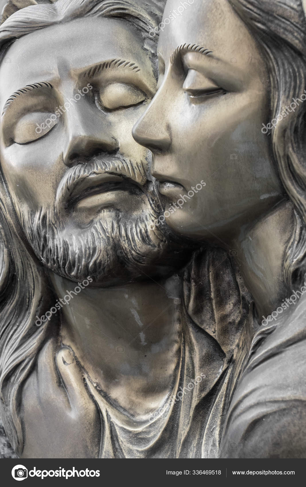 Virgin Mary Statue Face