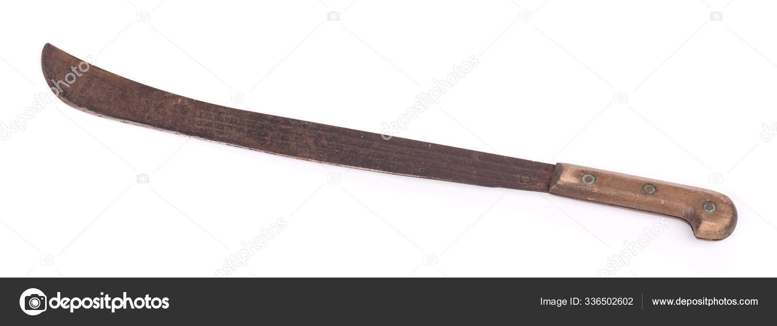 Big Machete Isolated White Background Stock Photo by ...
