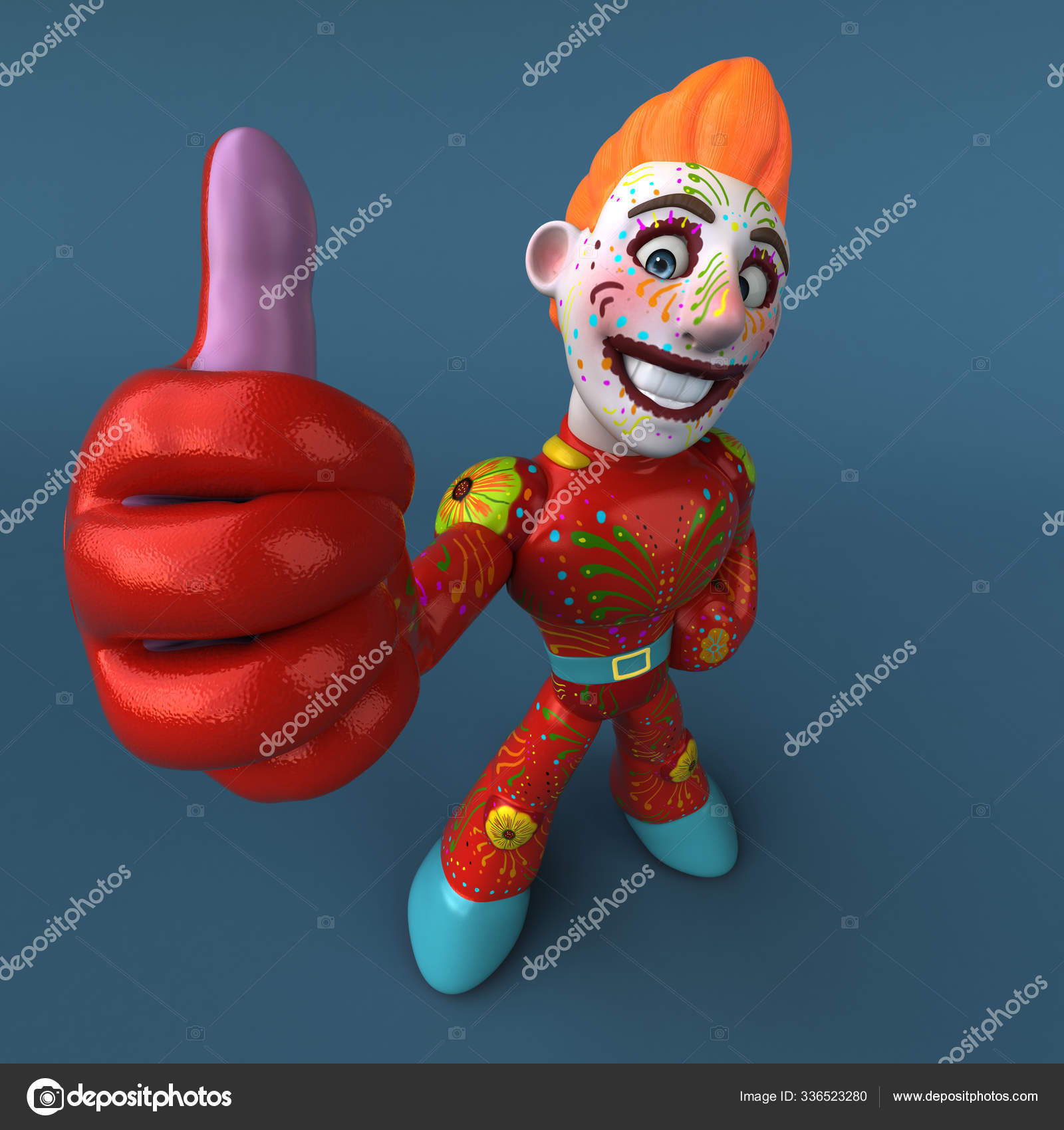 Mexican Hero Illustration — Stock Photo © PantherMediaSeller #336523280