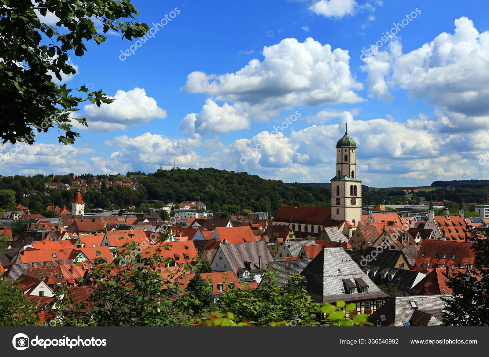 Biberach Town Germany Germany Many Historical Attractions — Stock Photo ...