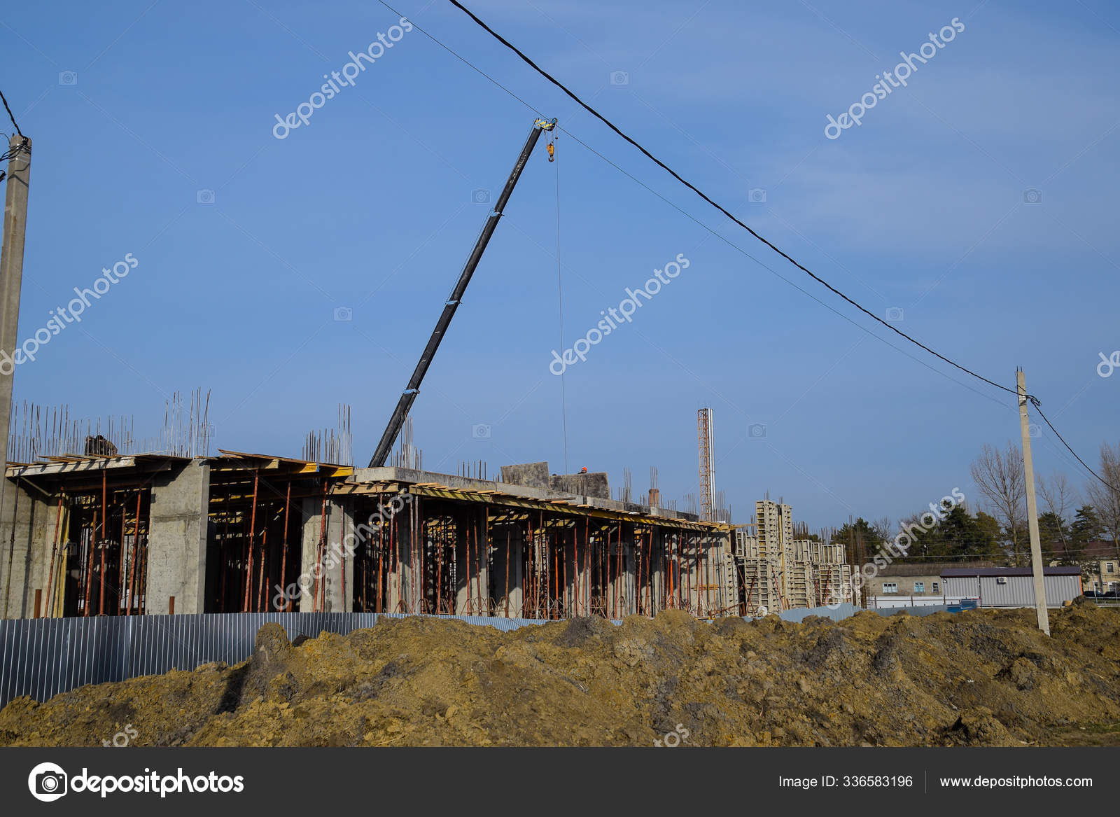 Construction Residential Building Reinforced Concrete Structures Cement ...
