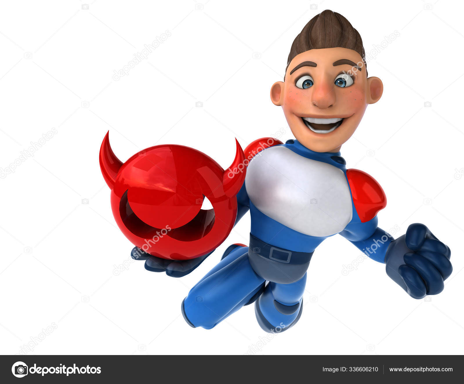 Super Modern Superhero Illustration Stock Illustration by ...