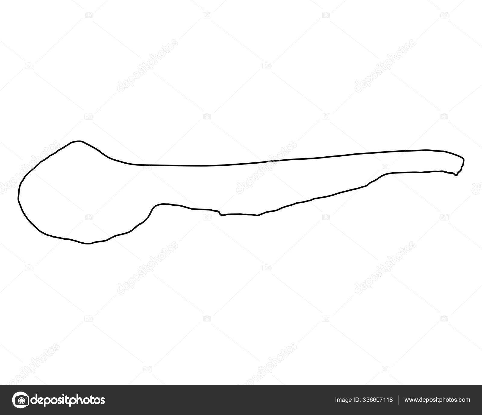 Map Ameland Geographical Map Illustration — Stock Photo ...