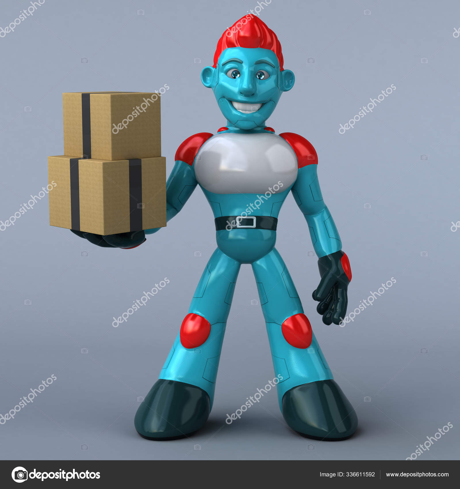 Cute Robot Colorful Illustration — Stock Photo © PantherMediaSeller ...