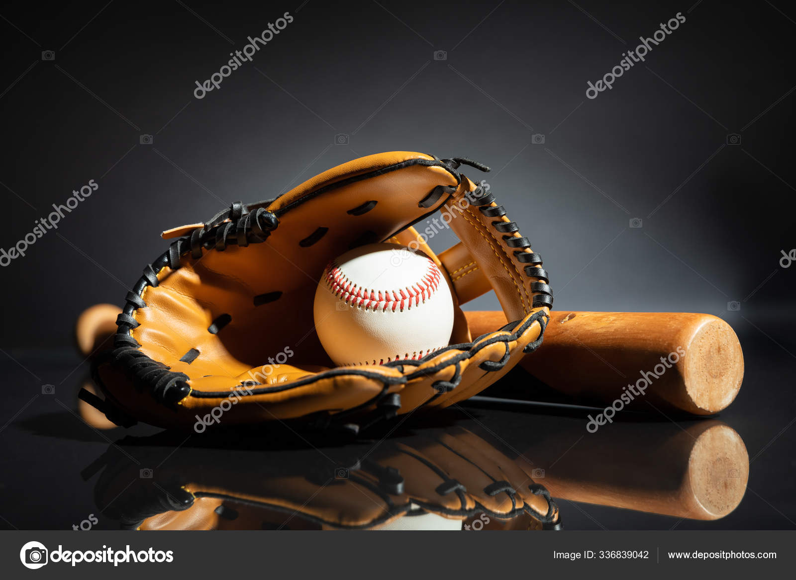 Baseball Bat Black Background