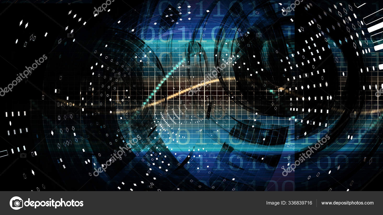 Multimedia Technology Digital Devices Information Concept Art — Stock ...