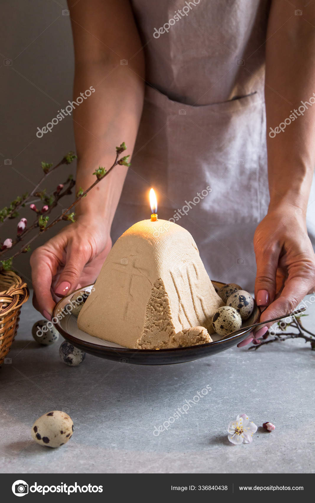 Paskha Kulich Traditional Orthodox Easter Quark Dessert Curd Easter ...