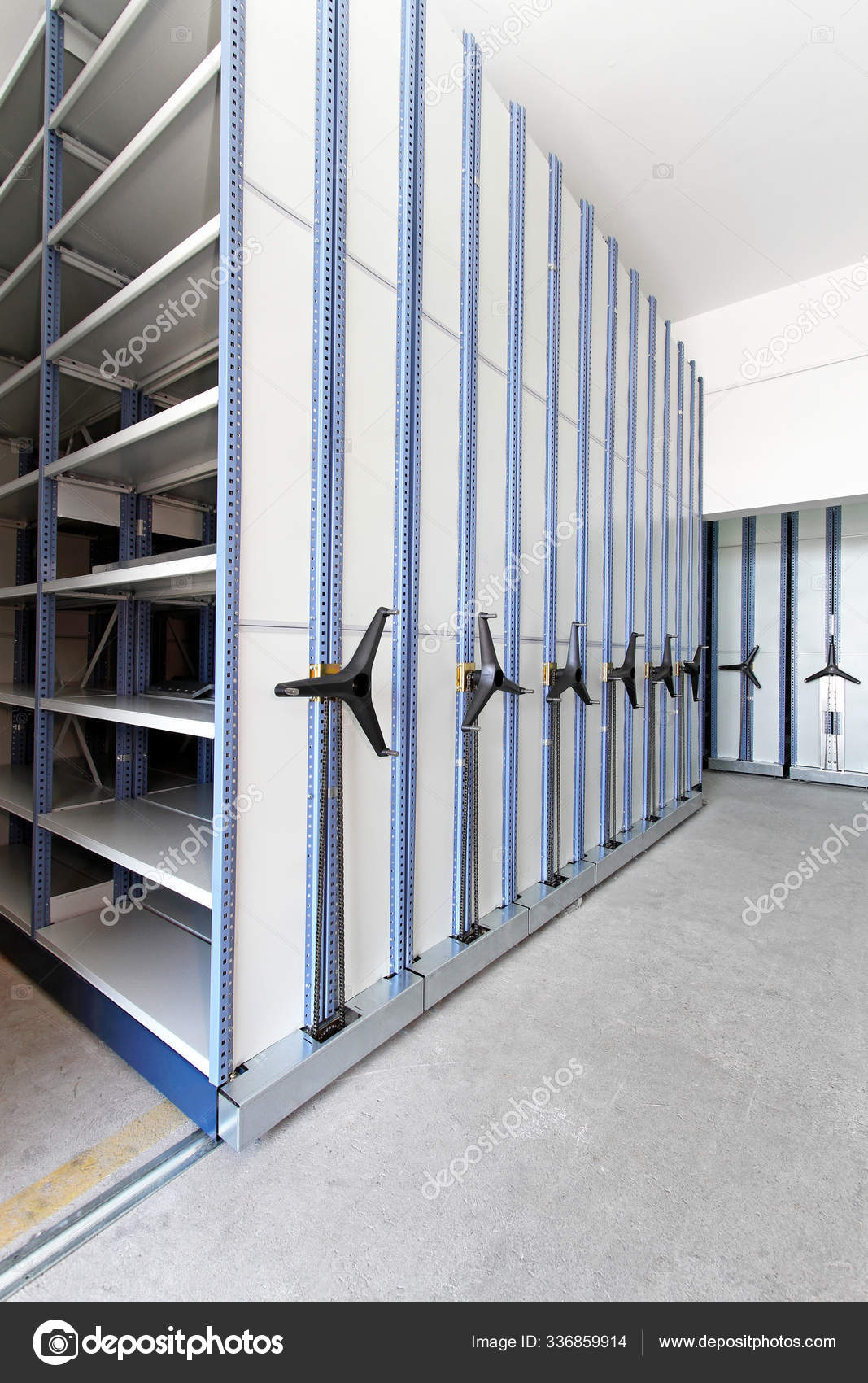 Rodillo Estanterías Almacenamiento Manivela Mano Enrollable Archivo ...