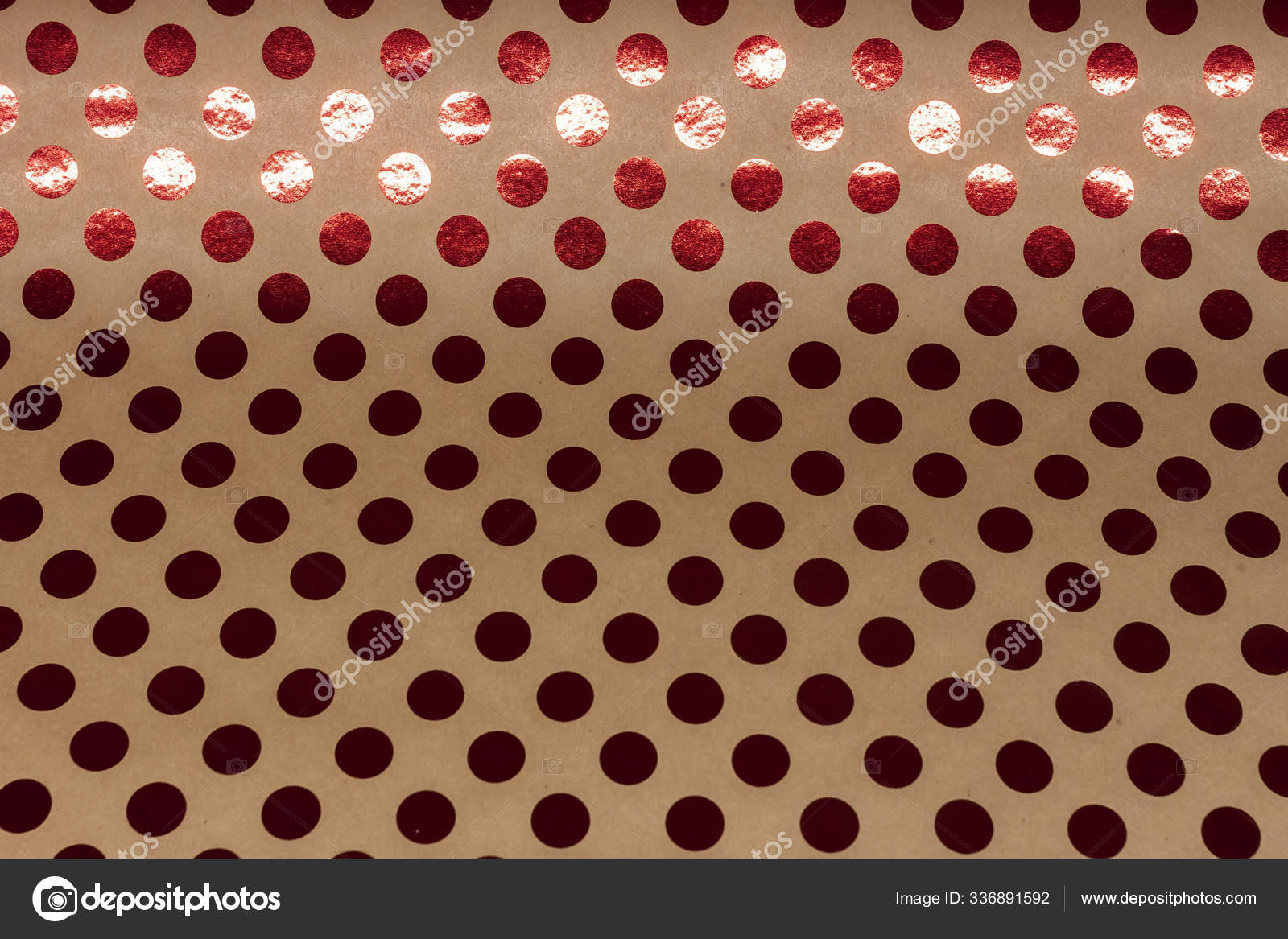 Craft Brown Paper Red Dots Abstract Background — Stock Photo © PantherMediaSeller #336891592