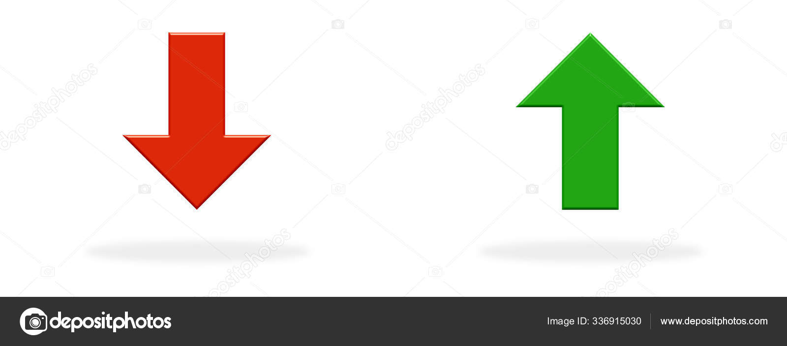 Flecha Verde Flecha Roja Mostrar