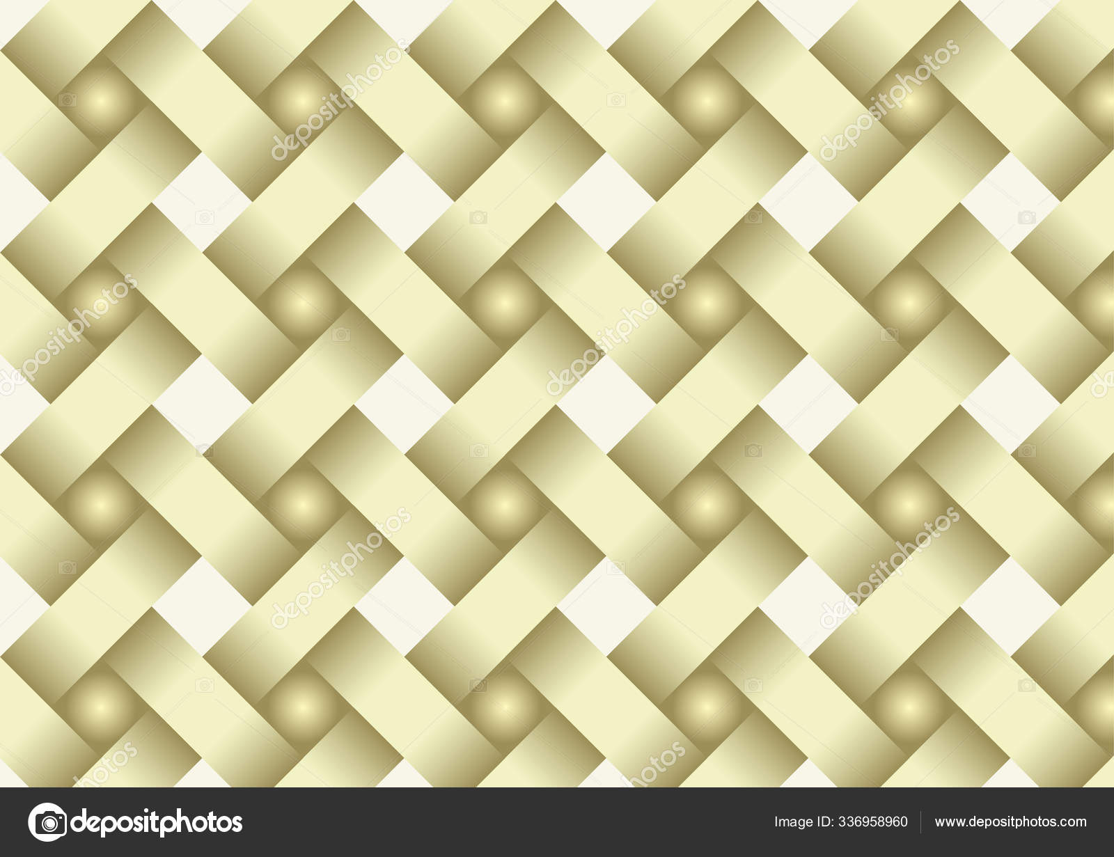 Gold Weave Pattern Pastel Color Ribbon Texture Style — Stock Photo ...
