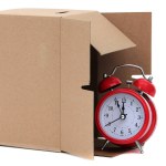 Clock Box Isolated White Background Stock Photo by ©YAYImages 263116980