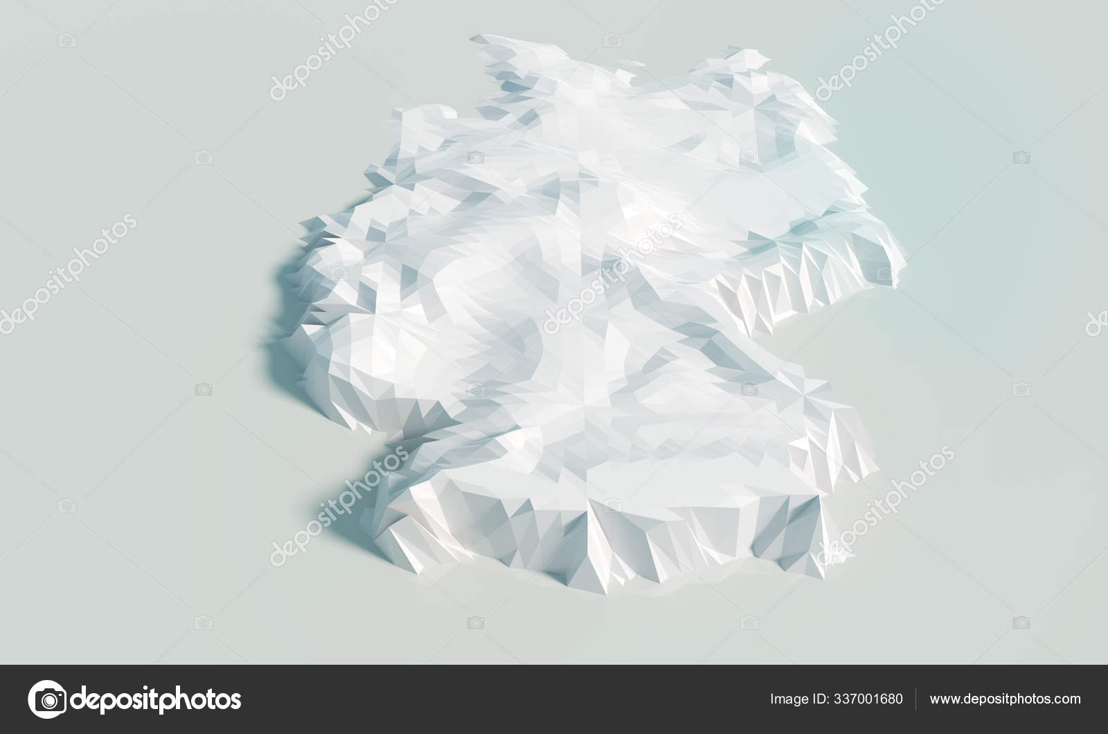 Relief Map Heights Germany Stock Photo by ©PantherMediaSeller 337001680