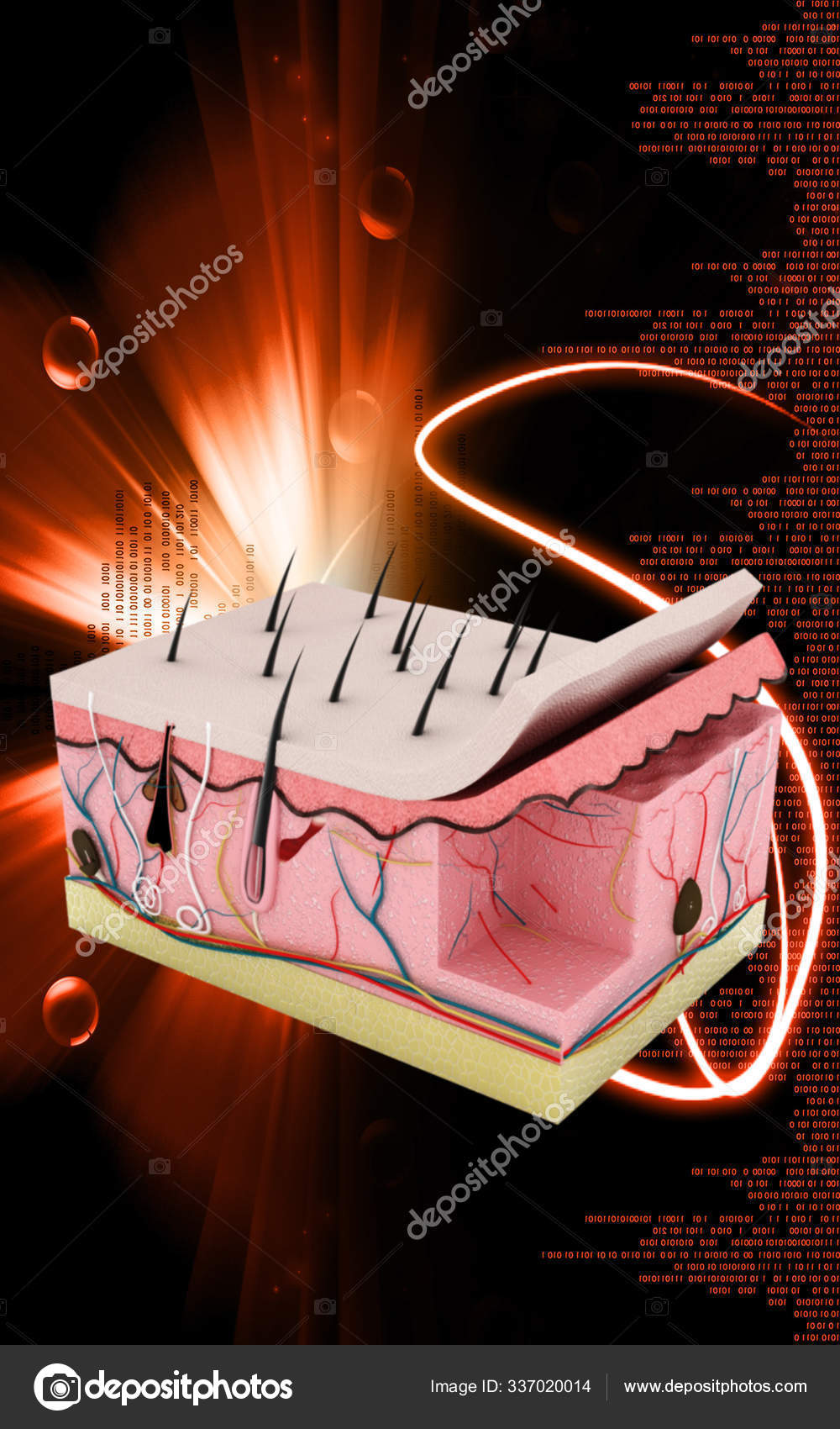 Digital Illustration Skin Colour Background Stock Photo by ...