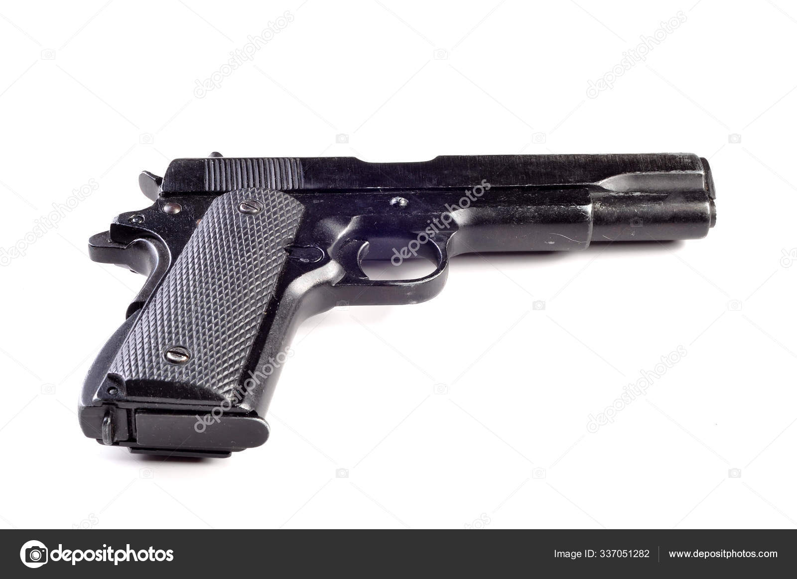 Photo Gun White Background Stock Photo by ©PantherMediaSeller 337051282