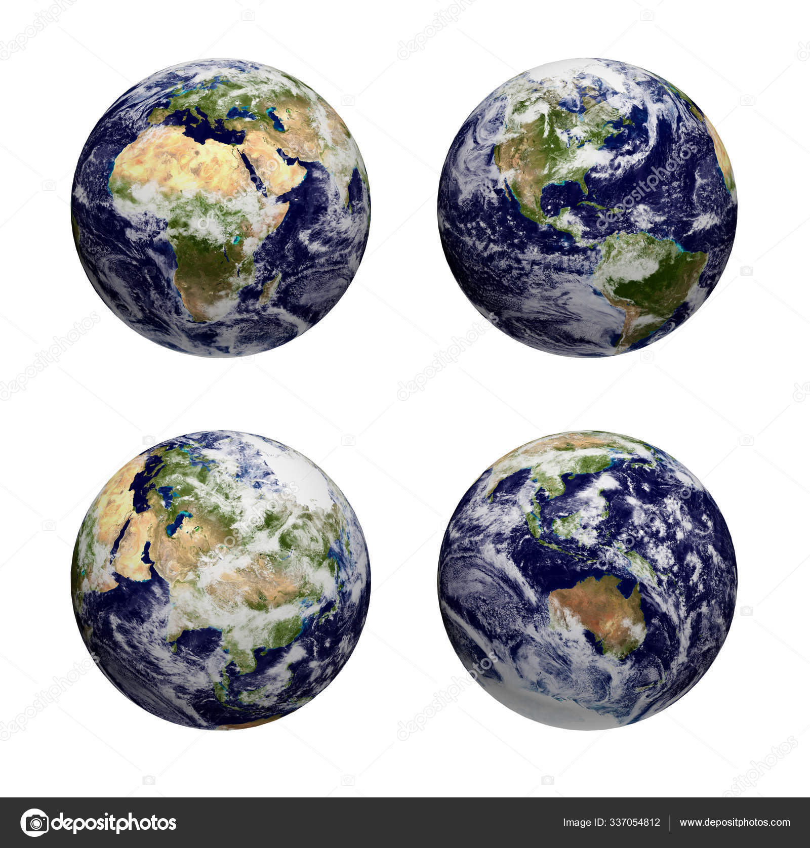 All Continents Earth Texture Nasa Gov — Stock Photo ...