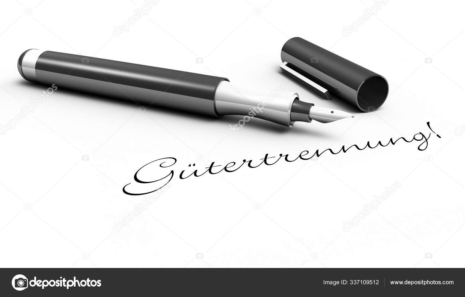 Separation Property Pen Concept — Stock Photo © PantherMediaSeller ...