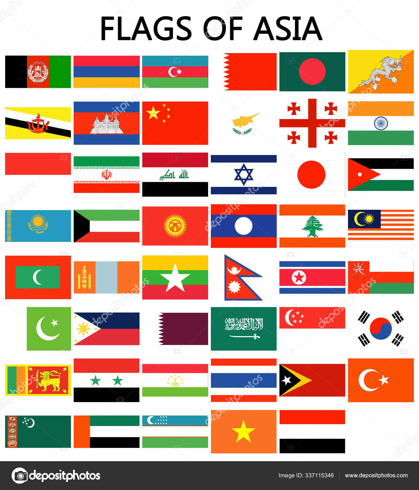 Complete Set Flags World Sorted Alphabetically Official Colors — Stock ... Complete Set Flags World Sorted Alphabetically Official Colors — Stock ...