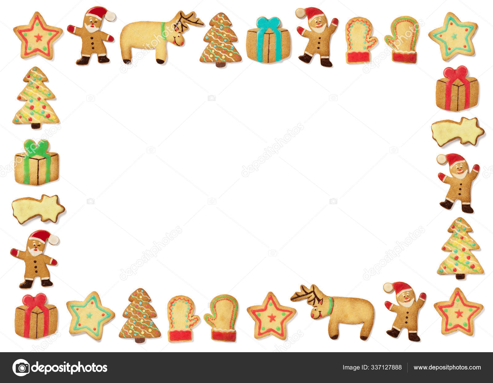 Christmas Baking Border Clip Art