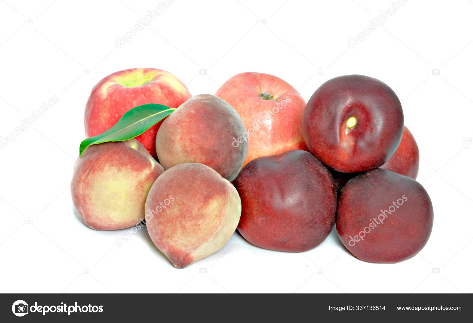 Red Fruits Apples Peaches Nectarines — Stock Photo © PantherMediaSeller ...
