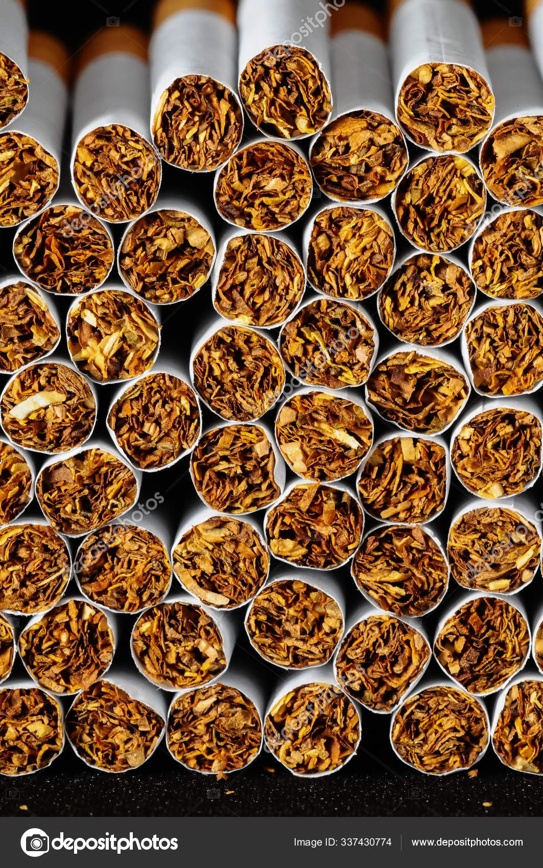 Close Tobacco Cigarettes Background Texture — Stock Photo ...