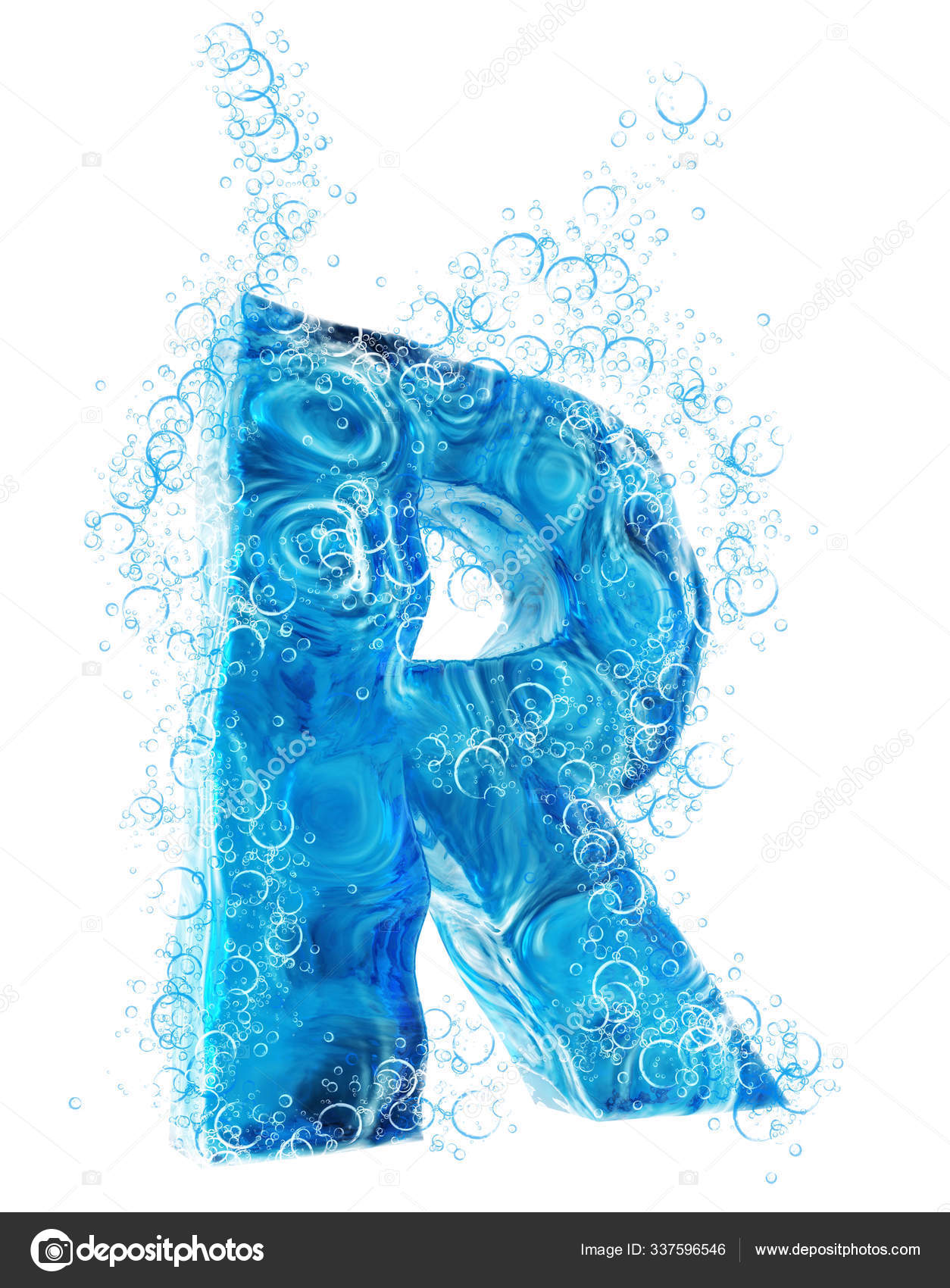 The Letter R In Water