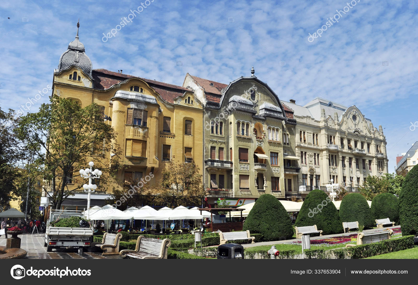 Timisoara City Romania Revolution Square Landmark Architecture – Stock ...