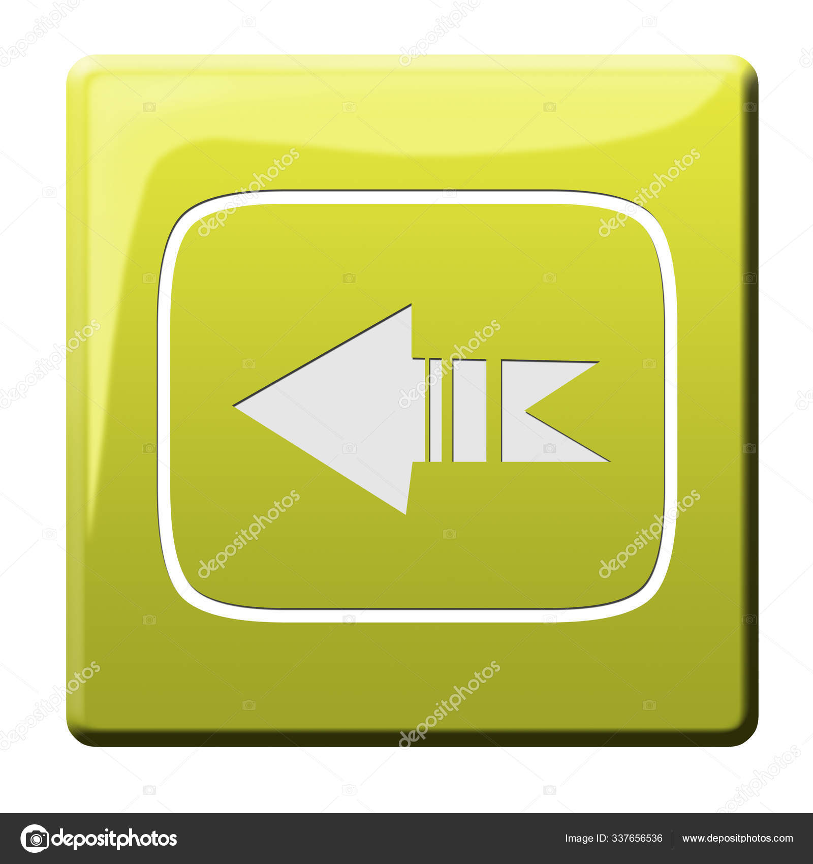 Links Button Arrow Icon — Stock Photo © PantherMediaSeller #337656536