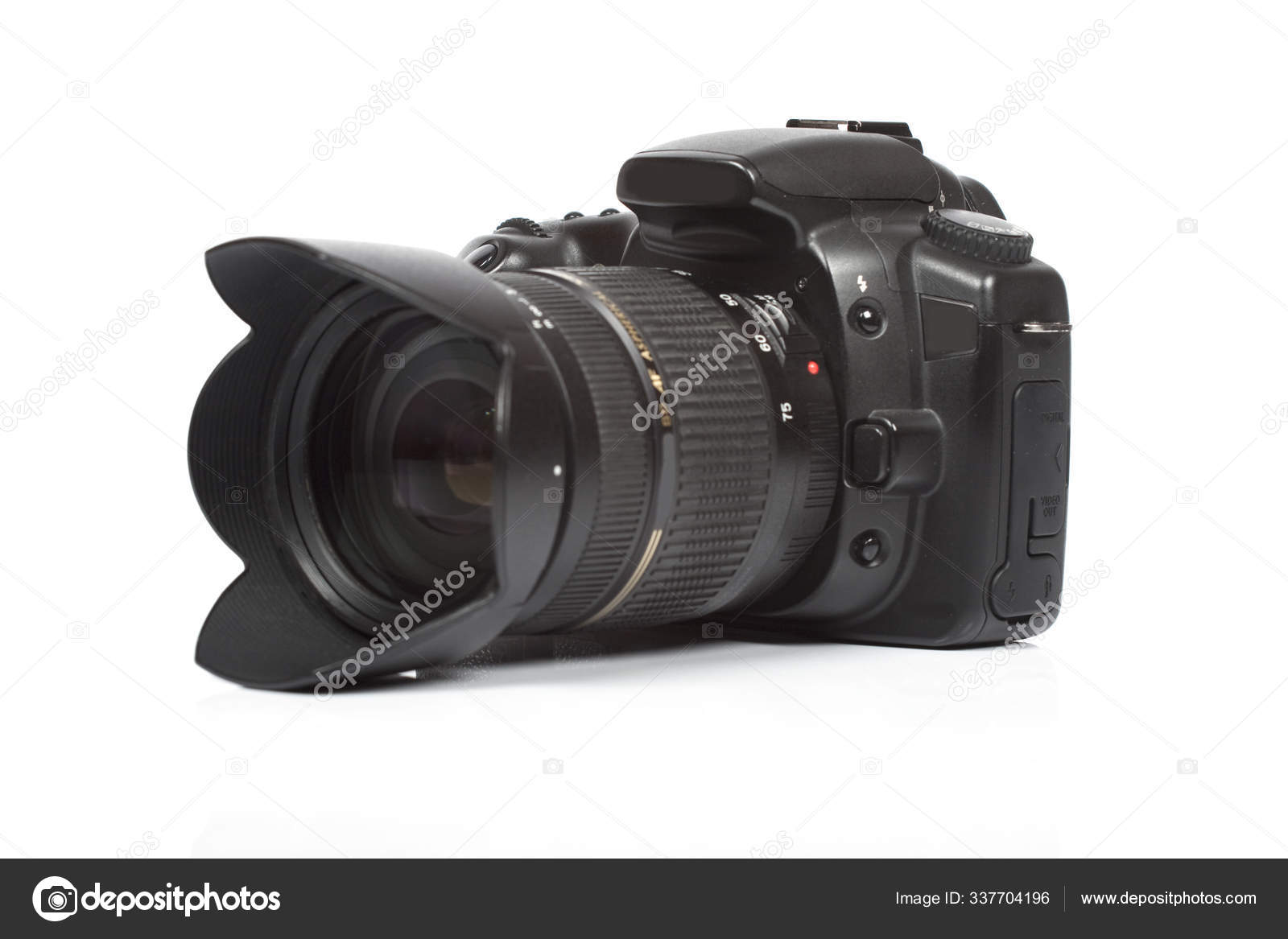 Digital Camera Isolated White Background — Stock Photo ...