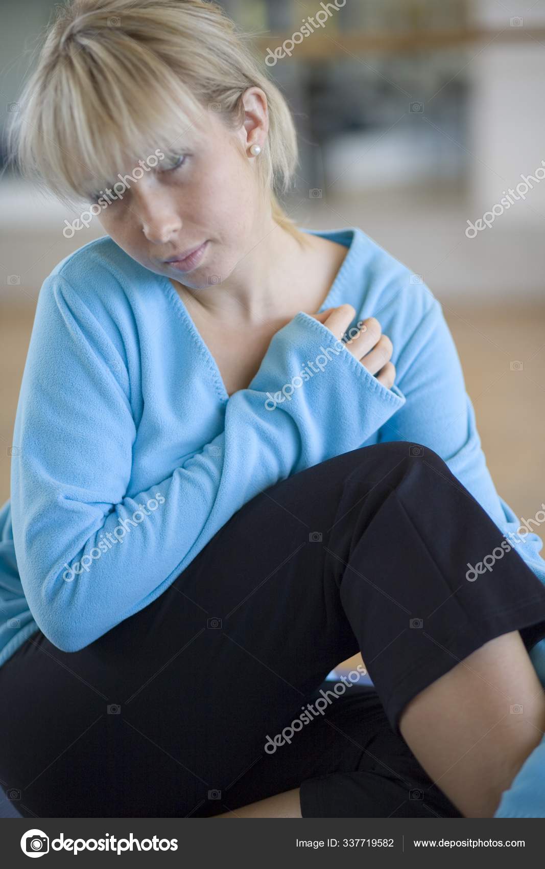 Blonde Woman Tired Her Training Stock Photo by ©PantherMediaSeller ...