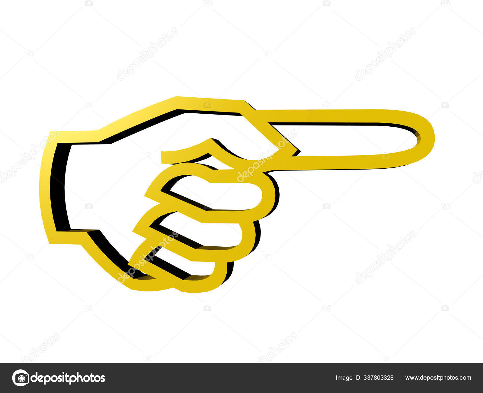 Pointing Hand Finger Pointer — Stock Photo © PantherMediaSeller #337803328