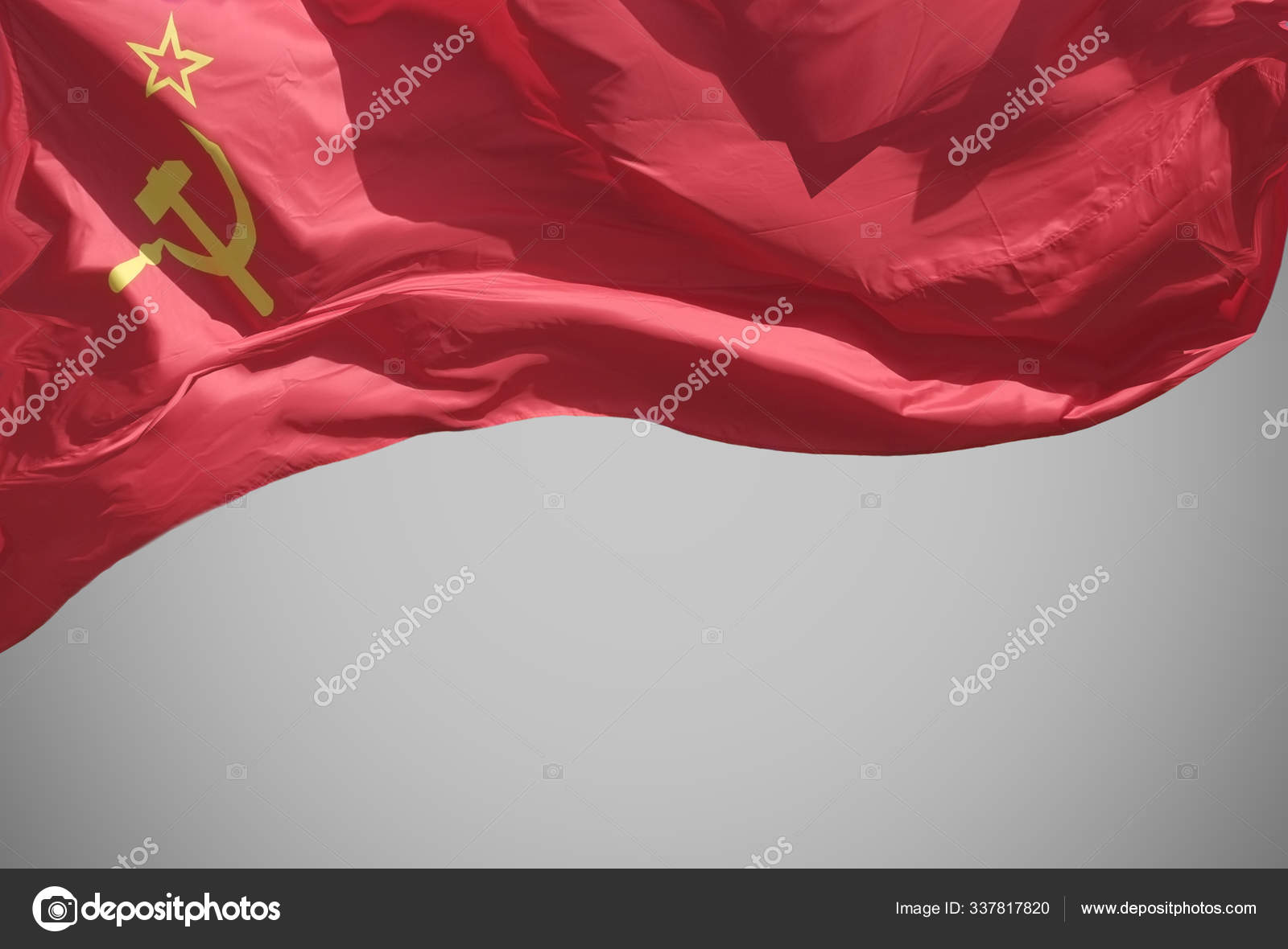 Ussr Flag Waving