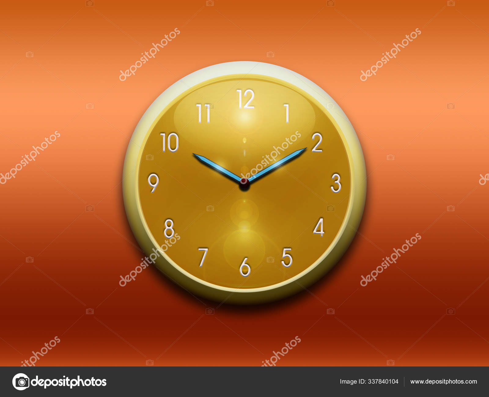Reloj Pared Color Brillante Moderno — Foto de stock #337840104 ...