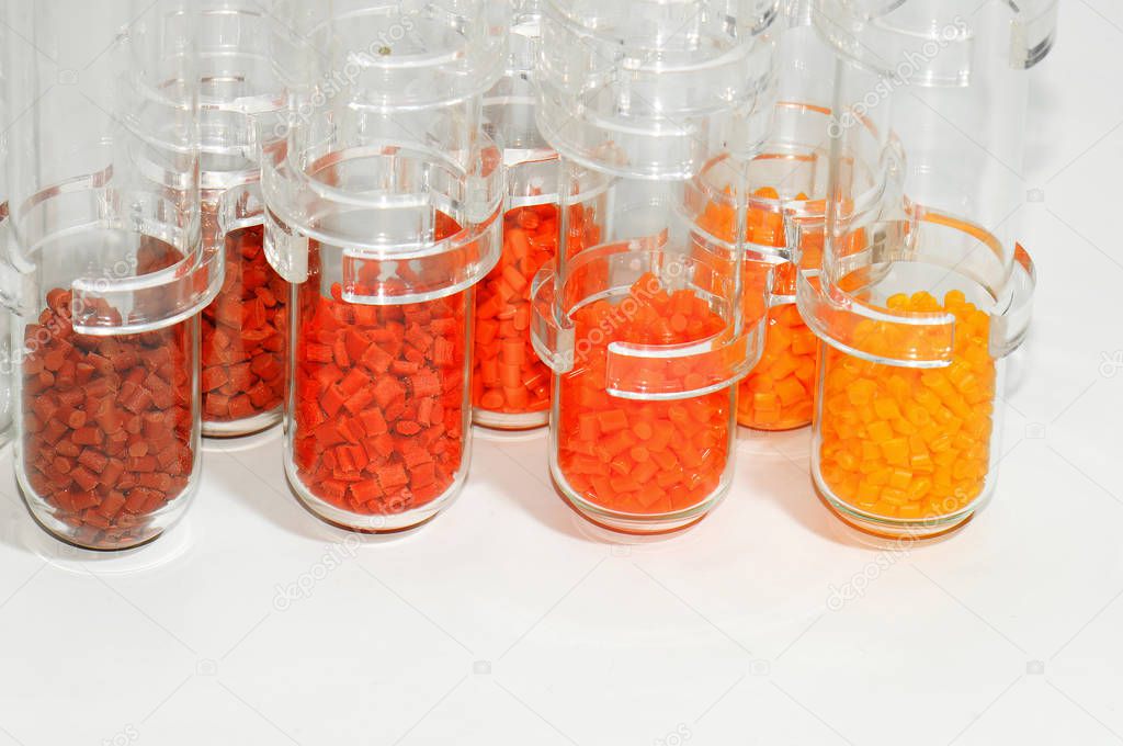 master batch en el laboratorio, .several color masterbatches en ...