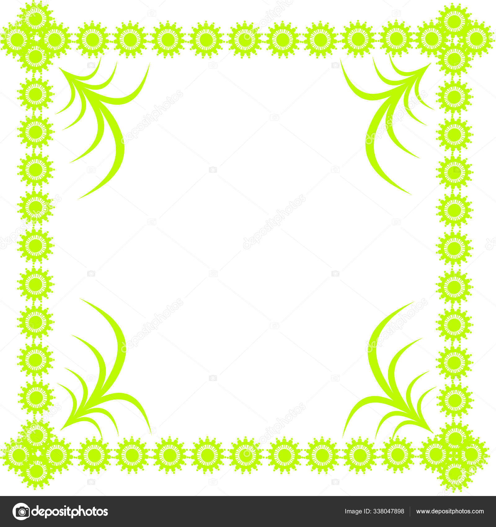 Lime Green Borders And Frames