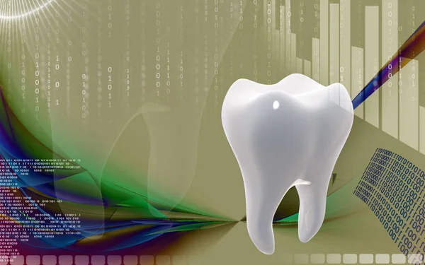Digital Illustration Teeth Color Background Stock Photo by ©YAYImages ...
