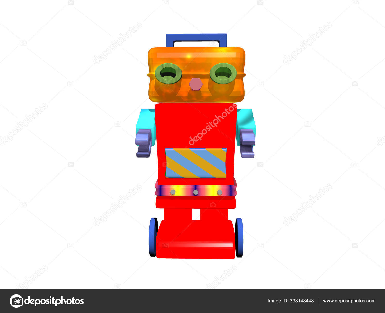 Cyborg Robot Automatic Machine Stock Illustration by ...