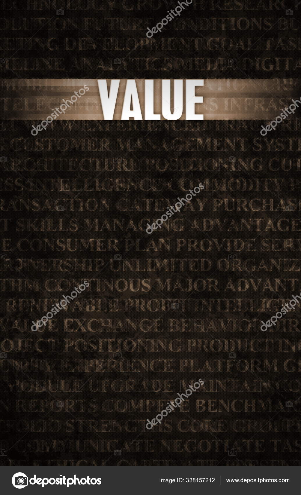 Value Business Motivation Stone Wall — Stock Photo © PantherMediaSeller ...