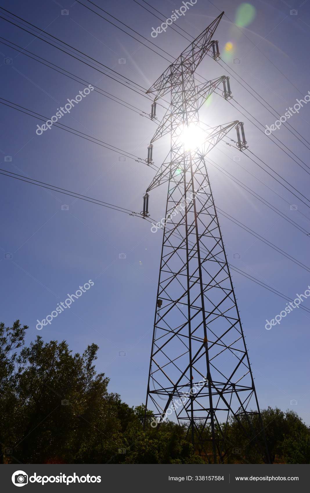 Electrical High Voltage Cable Towers Stock Photo by ©PantherMediaSeller ...