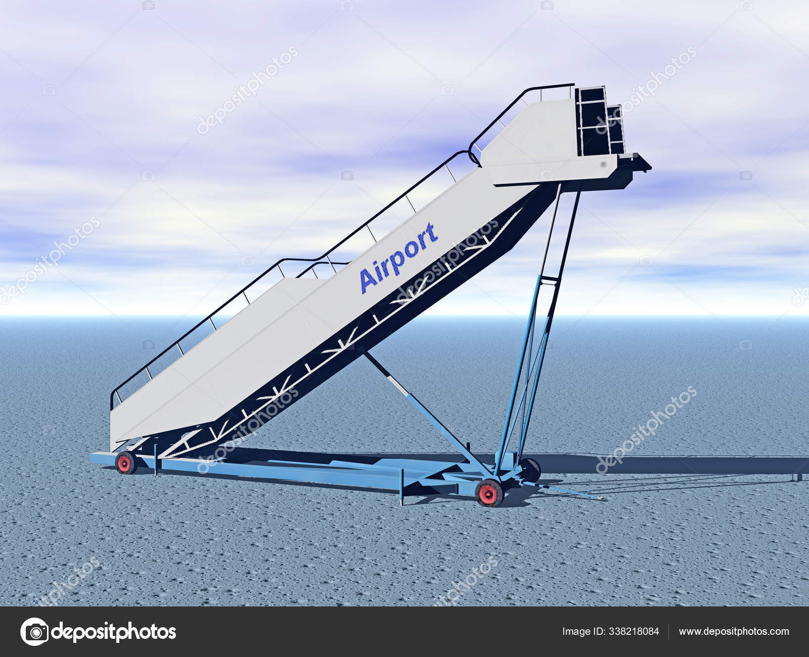 Mobile Gangway Airport — Stock Photo © PantherMediaSeller #338218084