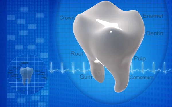 Digital Illustration Teeth Color Background Stock Photo by ©YAYImages ...