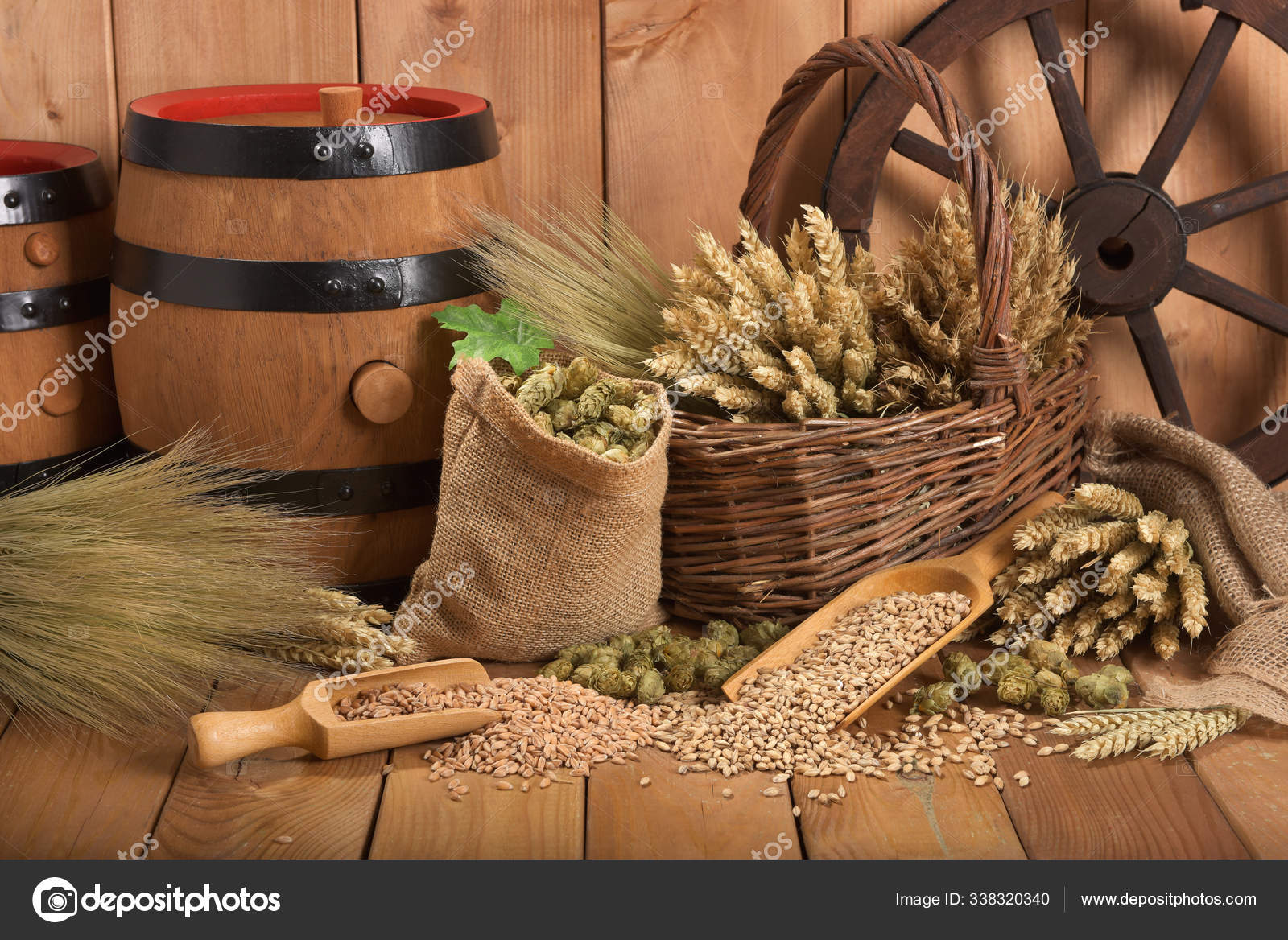 Wheat Barley And Hops Designs